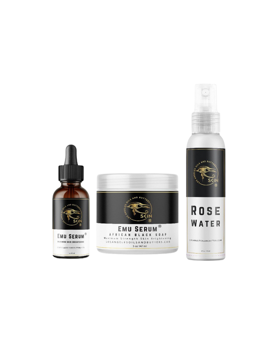 3 Piece Emu Serum Facial Kit – Los Angeles Oils And Butters