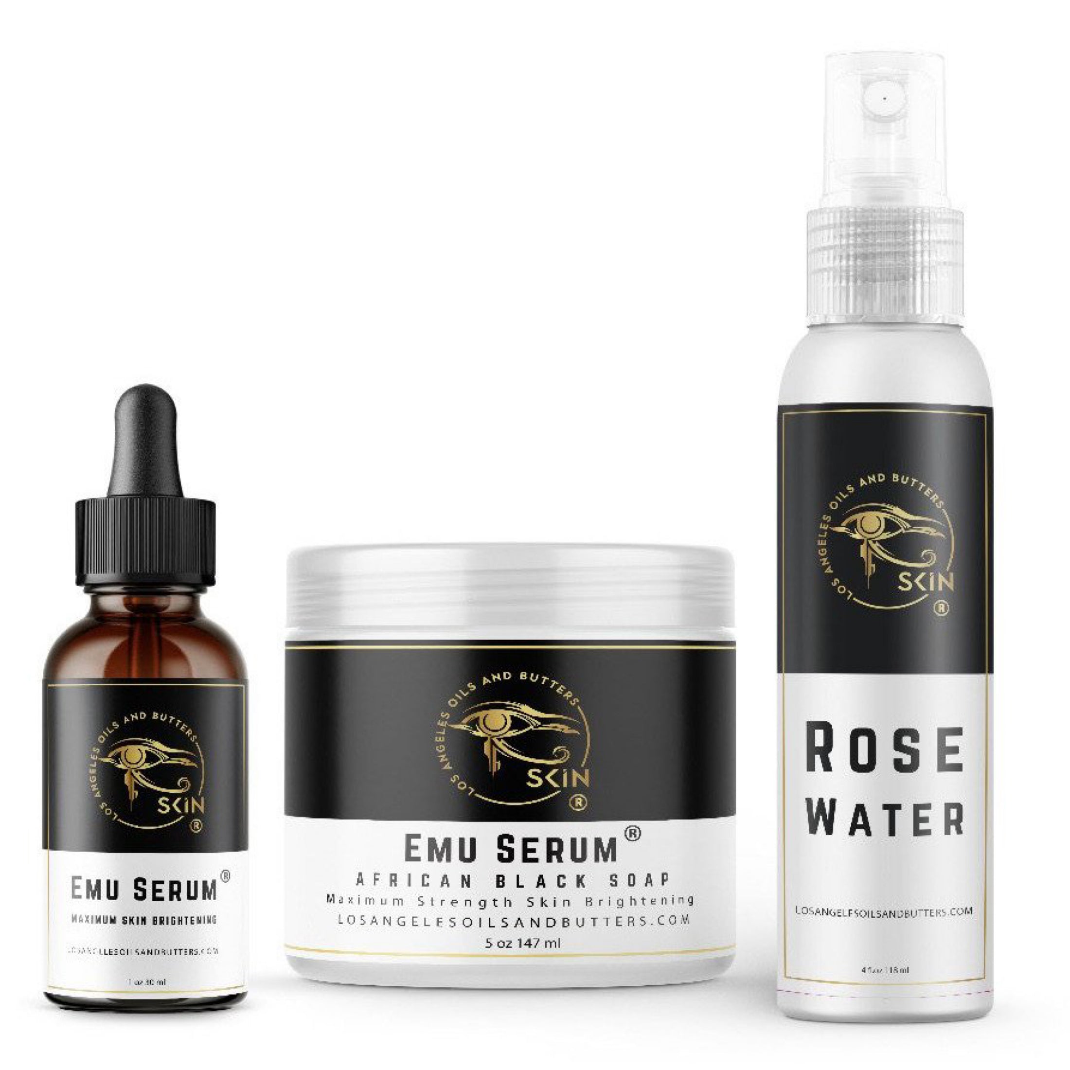 3 Piece Emu Serum Facial Kit – Los Angeles Oils And Butters